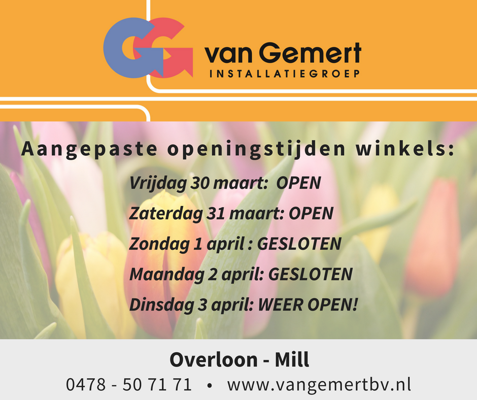 Totaalinstallateur uit Overloon en Mill - Van Gemert BV